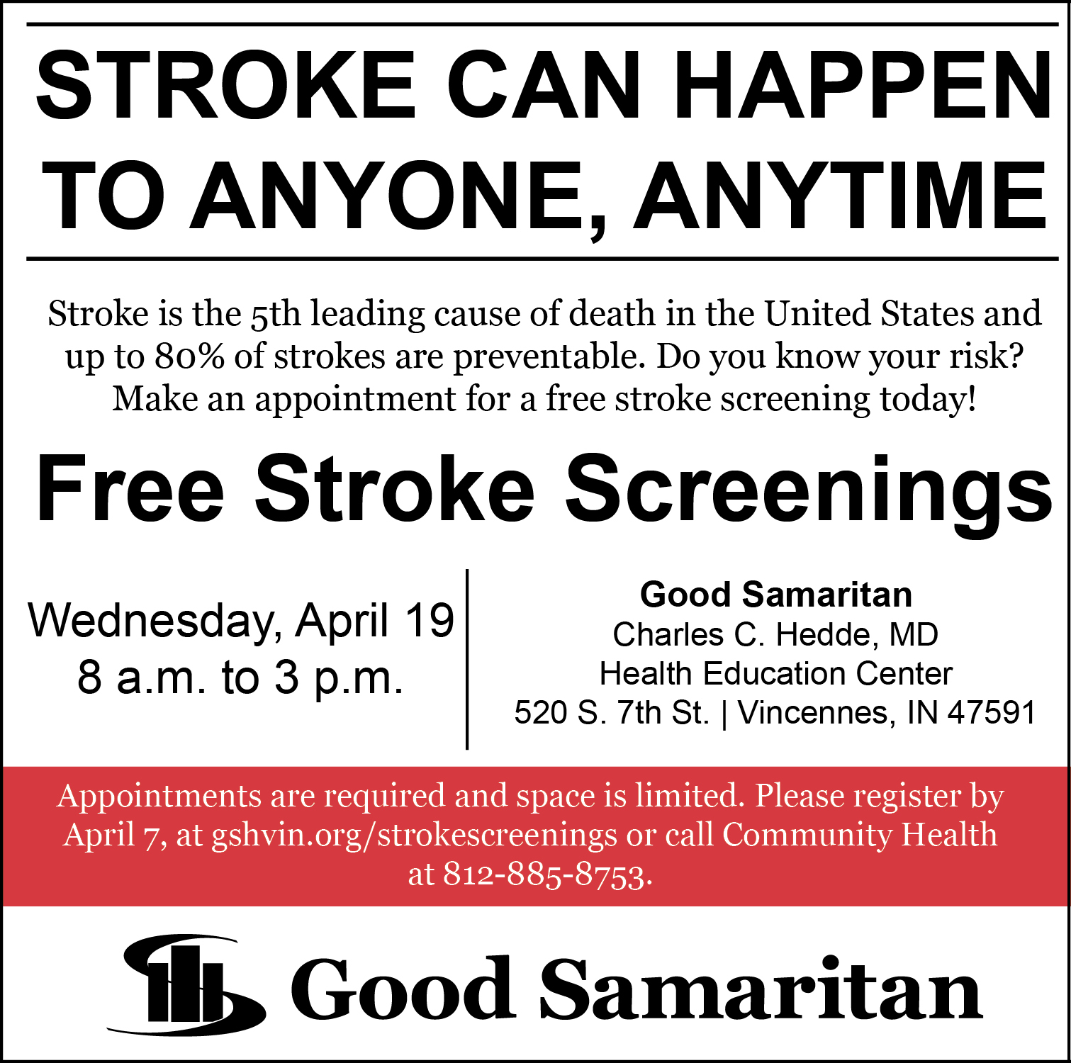 Event Details | Good Samaritan Hospital