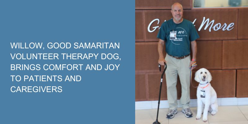 Willow, Good Samaritan Volunteer Therapy Dog, Brings Comfort and Joy to ...